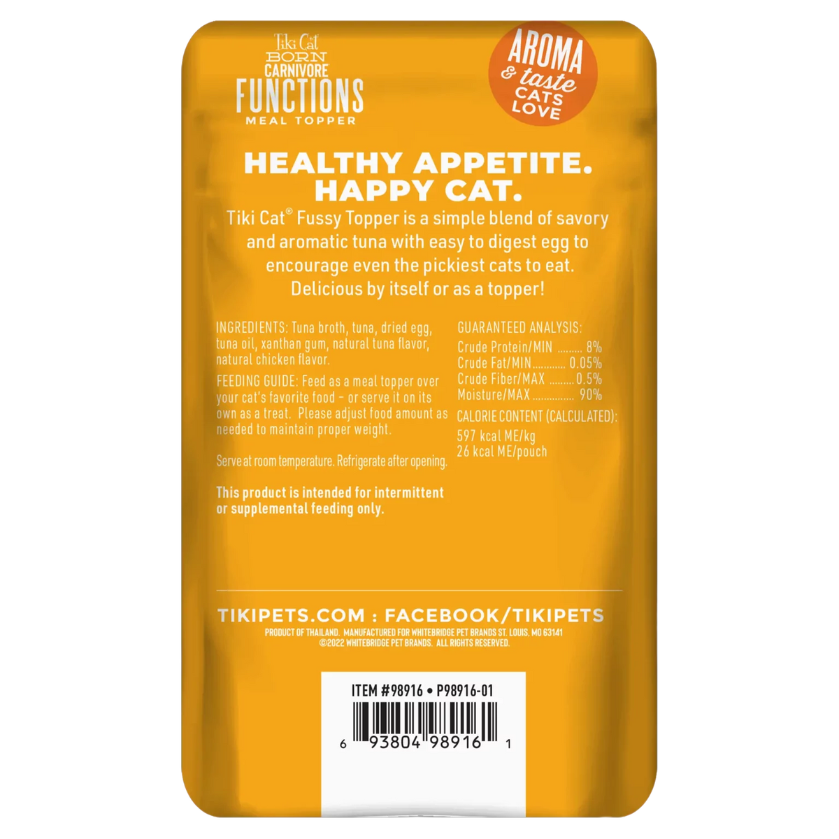 Tiki Cat® Born Carnivore® Functions Fussy Tuna Recipe - George Town ...